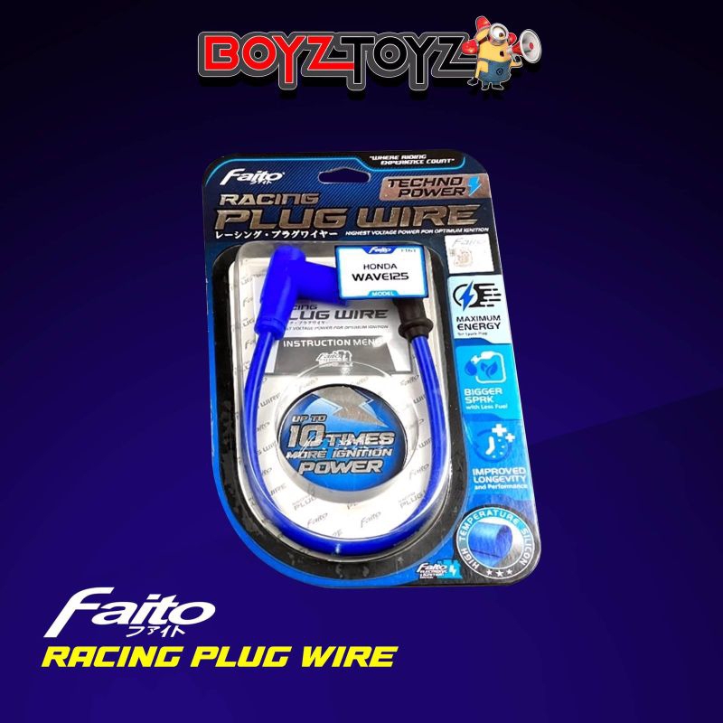 FAITO RACING PLUG WIRE WAVE125 | Shopee Philippines