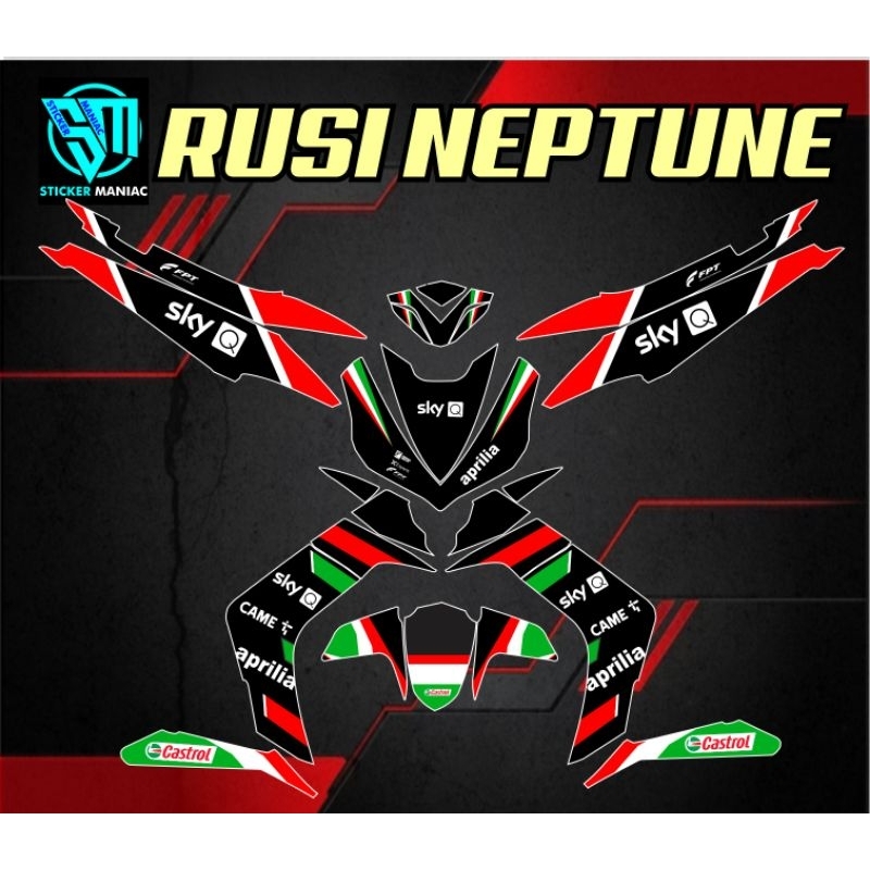 Rusi Neptune full body decals Laminated | Shopee Philippines