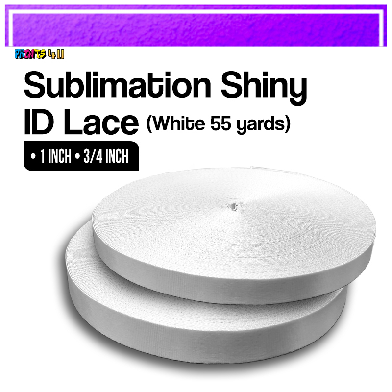 Sublimation Printable Double-Sided White Shiny Id Lace Lanyard Making ...