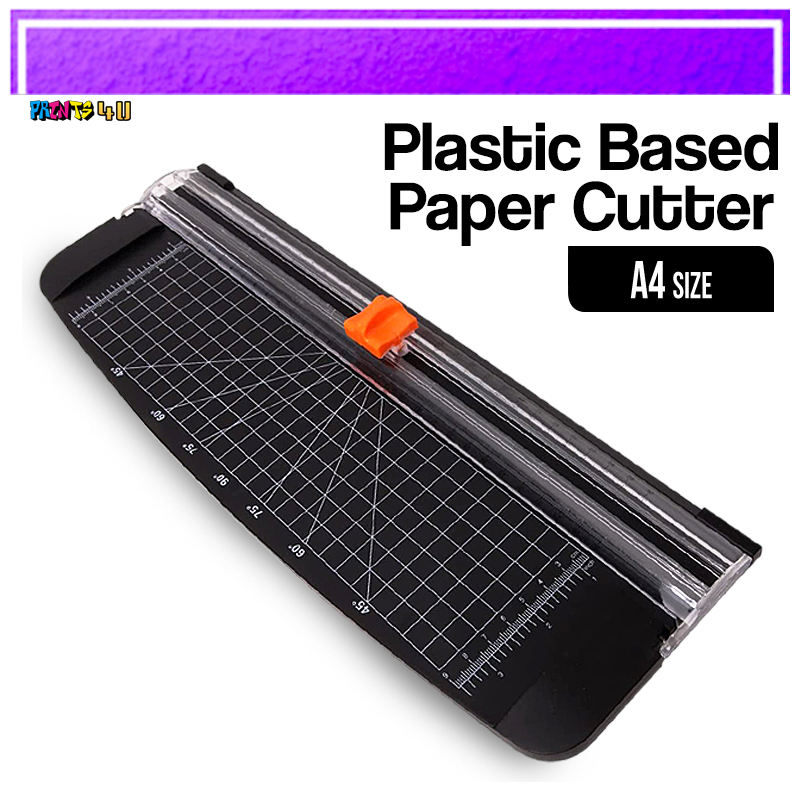 Plastic Base Paper Cutter A4 Size Sliding | Shopee Philippines