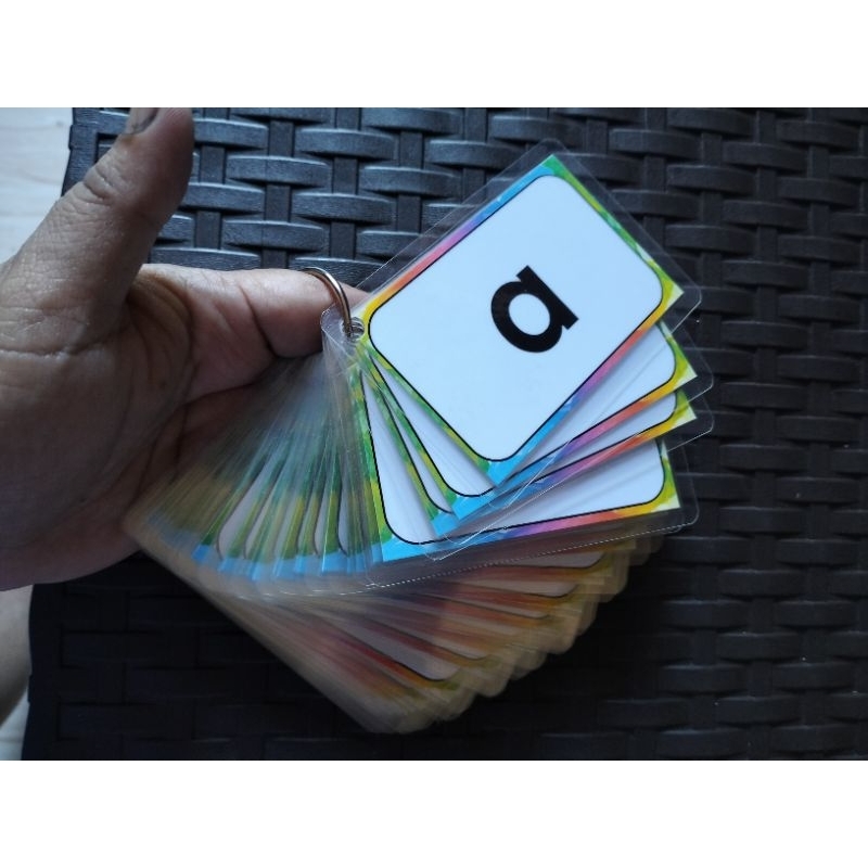 abakada flashcards (laminated) free ringbind | Shopee Philippines