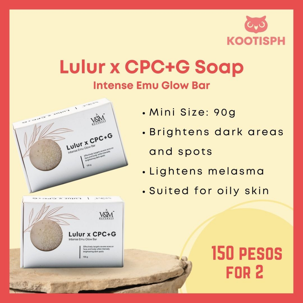 KootisPH V&M LULUR X CPC+G SOAP - INTENSE EMU GLOW BAR | Shopee Philippines
