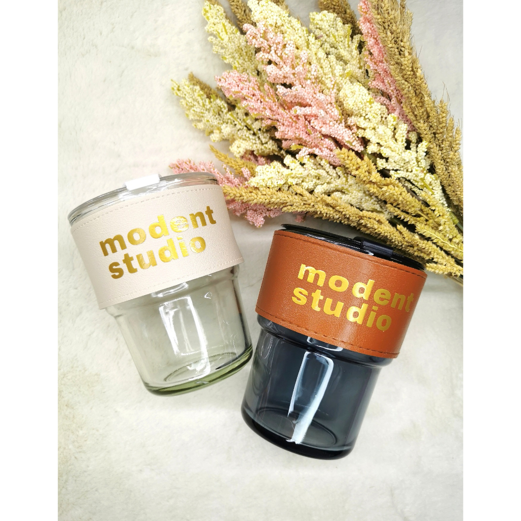 JDProject - Personalized Slub Glass Mug with Straw (engraved or HTV ...