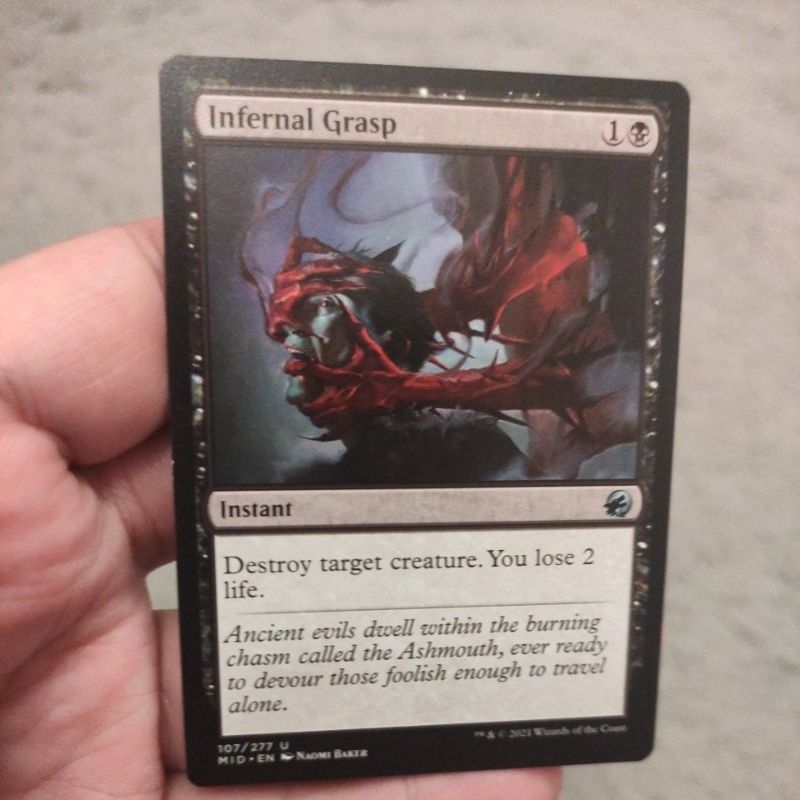 MTG Infernal grasp Commander | Shopee Philippines