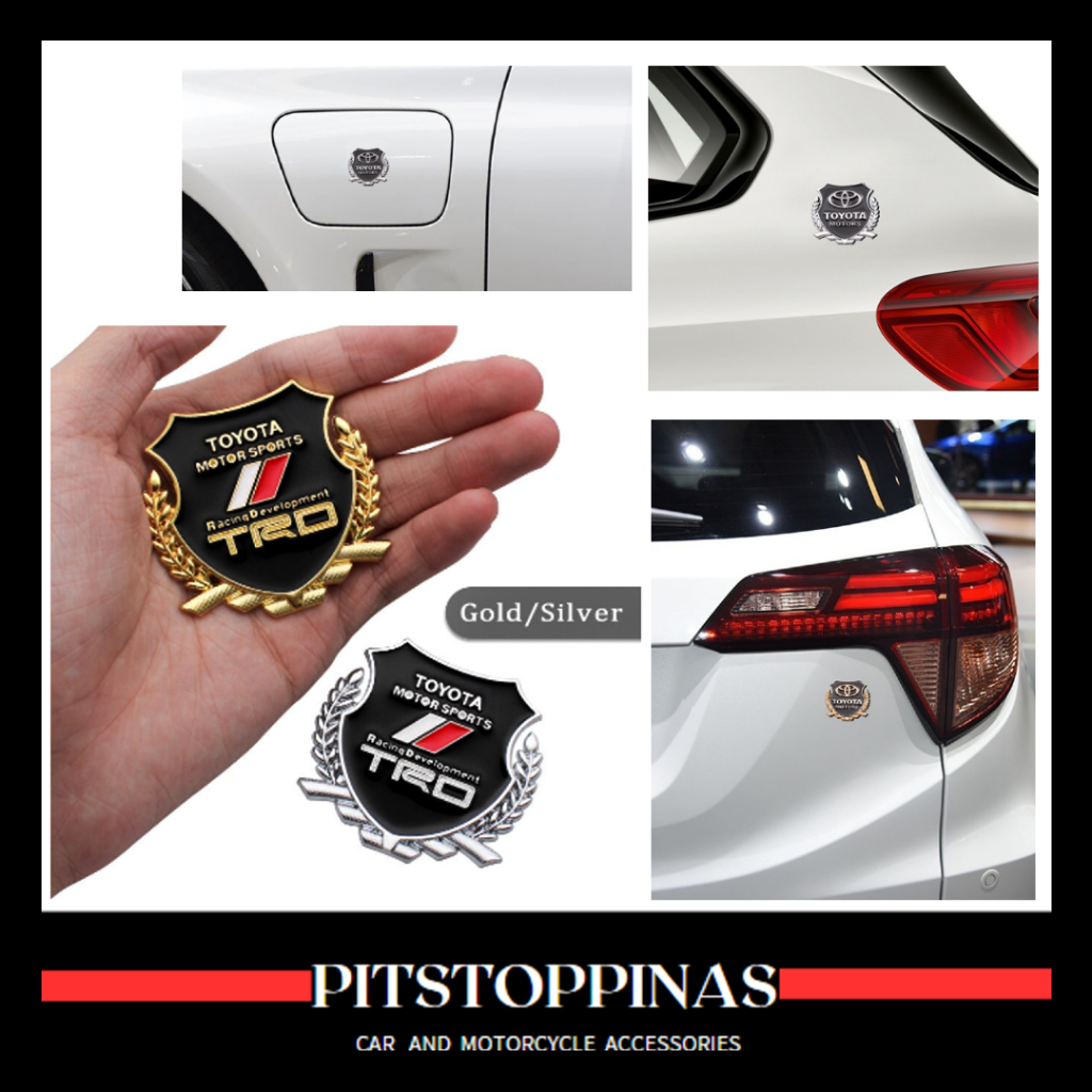 3D Metal Car Styling Side Door Badge Stickers Side Window Emblem For ...