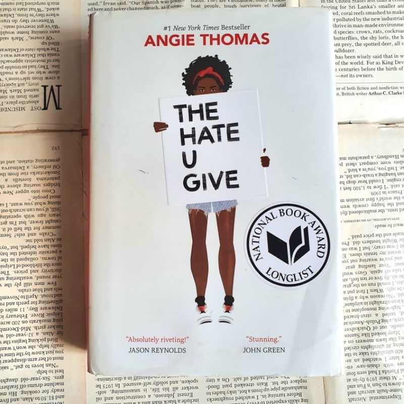 The Hate U Give by Angie Thomas Hardbound | Shopee Philippines