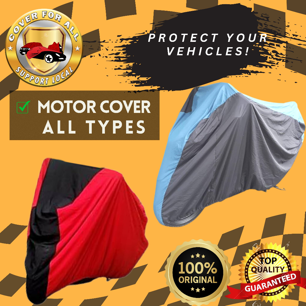 MOTORCYCLE COVER ALL TYPES NMAX ADV CLICK V1 V2 V3 MIO AEROX BAJAJ TMX ...