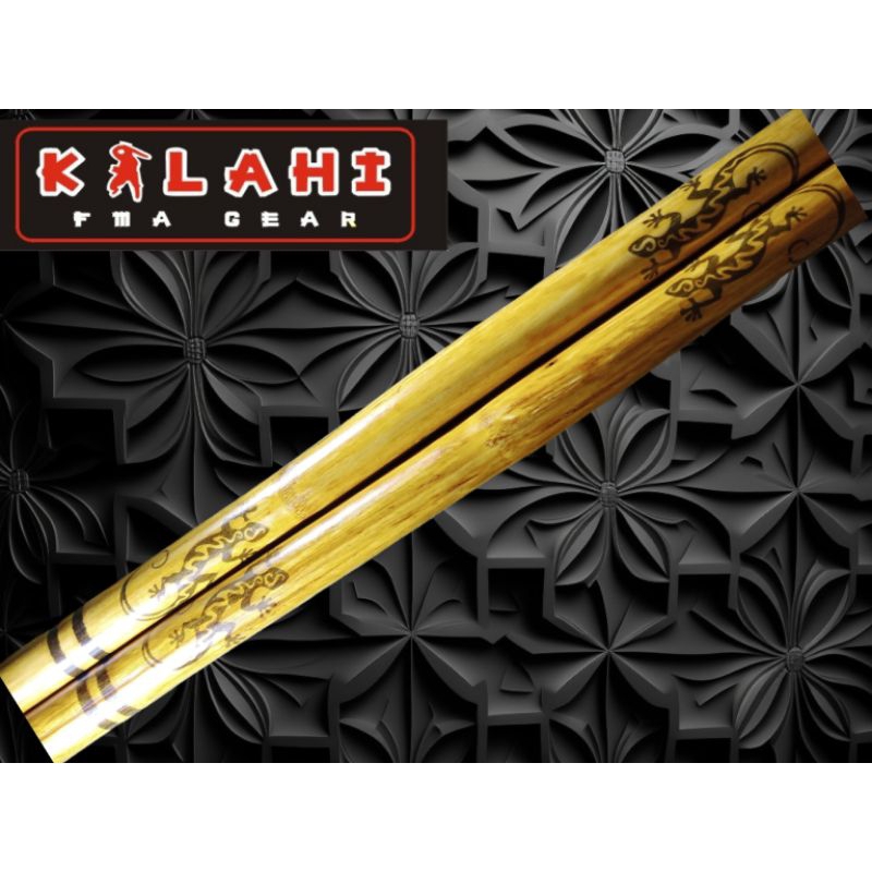 1 pair Arnis Sticks Lizard Design | Shopee Philippines