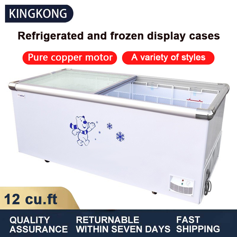 Kingkong 12 cubic foot high capacity horizontal freezer refrigerated ...