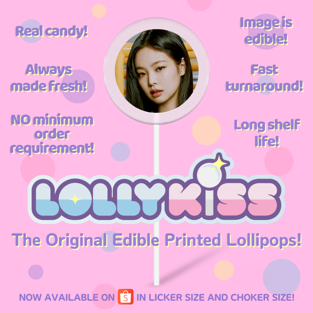 BLACKPINK Lollipop (Jennie Rose Lisa Jisoo) | LollyKiss | Shopee ...