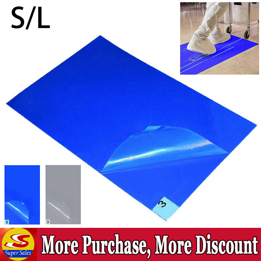【SuperSales】30Pcs Sticky Mats Floor Mat Doormat Anti Bacterial Dust ...