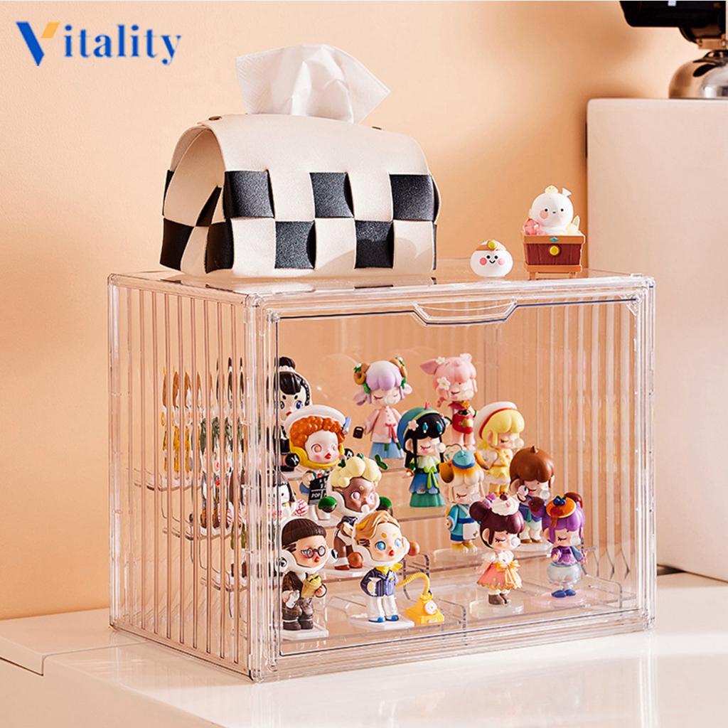 Upgrade Clear Acrylic Storage Box for Make up Nendoroid Figures ...