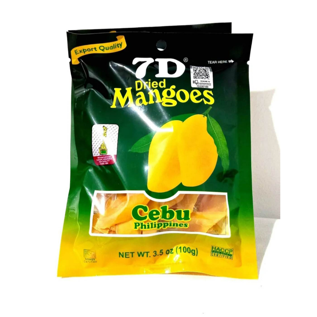 7D Dried Mangoes 200 grams/100 grams per pack | Shopee Philippines