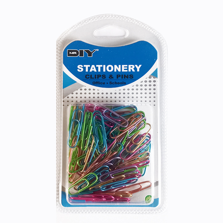 MR. DIY 30pcs Big/100pcs.Small Paper Clips Assorted Metallic Colors For ...