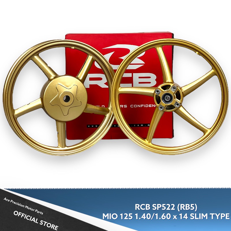 RCB MAGS SP522 [RB5] MIO 125 1.40/160 x 14 SLIM TYPE | Shopee Philippines