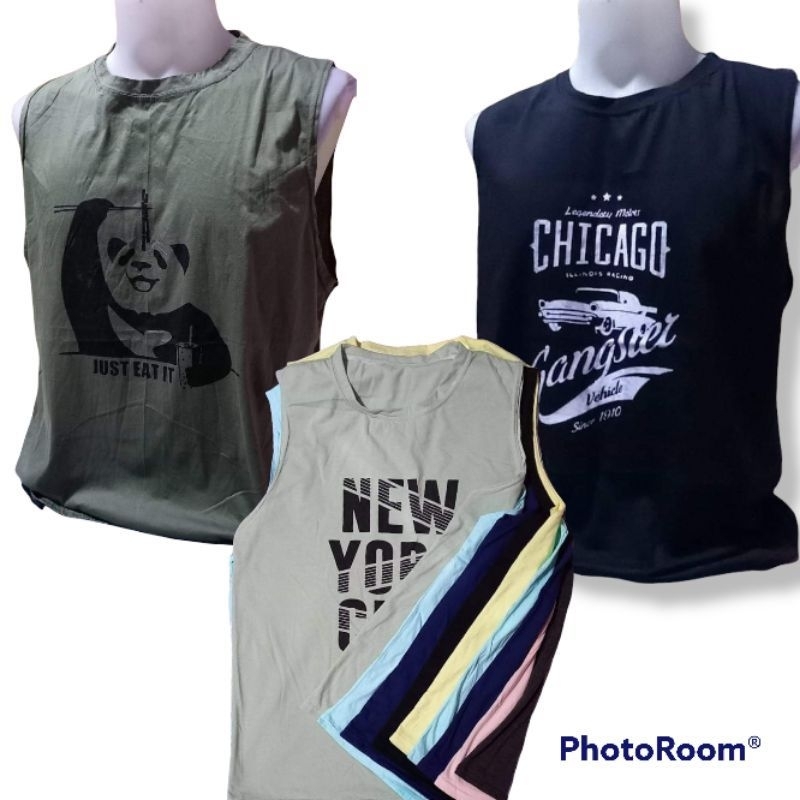 6PCS BUNDLE PACK COTTON SANDO MUSCLE TEE (M-XL) | Shopee Philippines