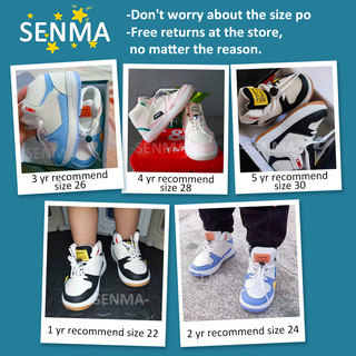 SENMA High Cut Shoes For Kids Boys Rubber Shoes Baby Girls Sneakers ...