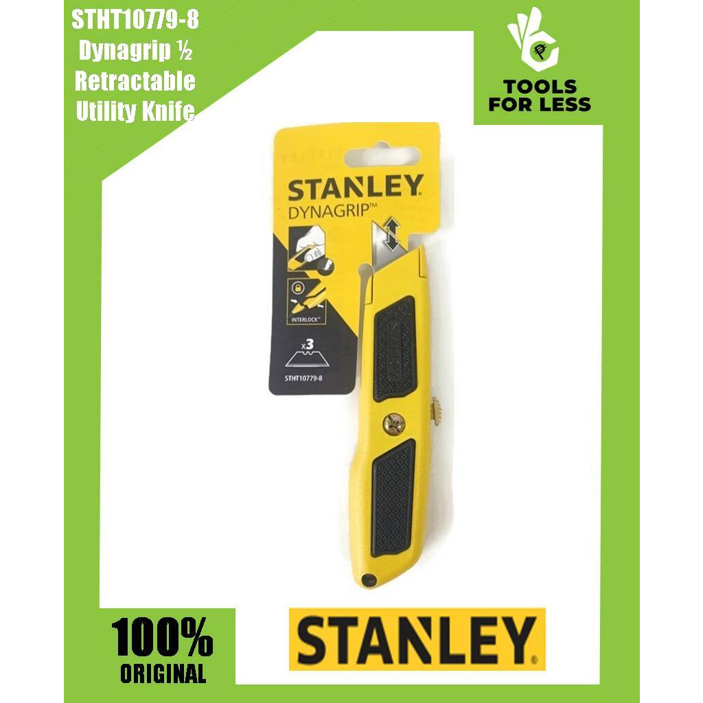 Stanley Dynagrip 1/2" Retractable Utility Knife Model: STHT-10779-8 ...