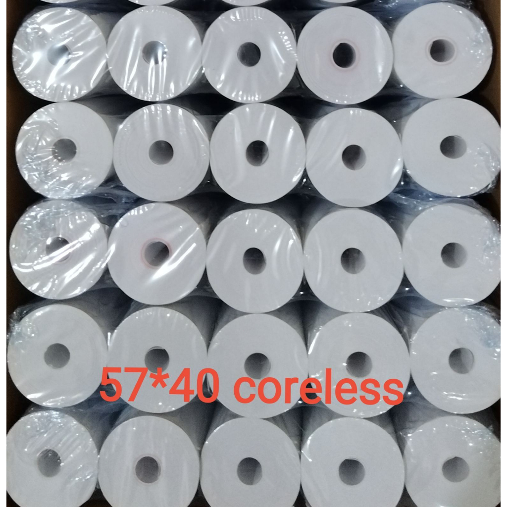 100PCS Foodpanda POS 57x30mm 57x40mm 57x50mm coreless thermal paper for ...