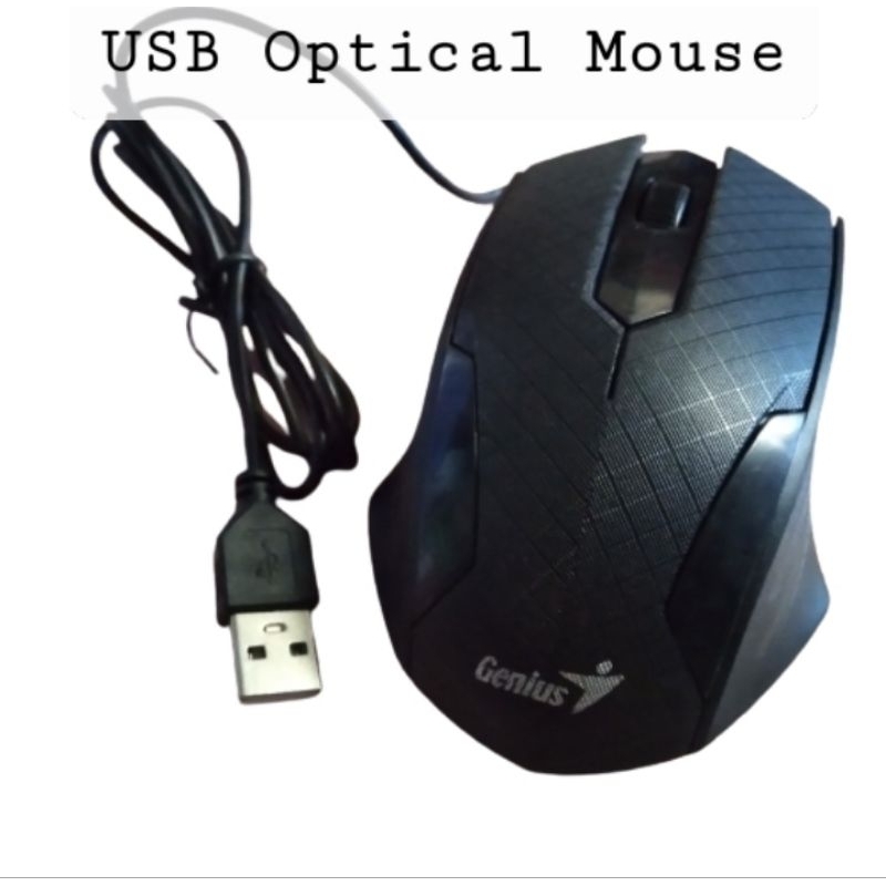 Mouse USB Wired Roller-Button Scroll Wheel Optical Mouse for Computer ...