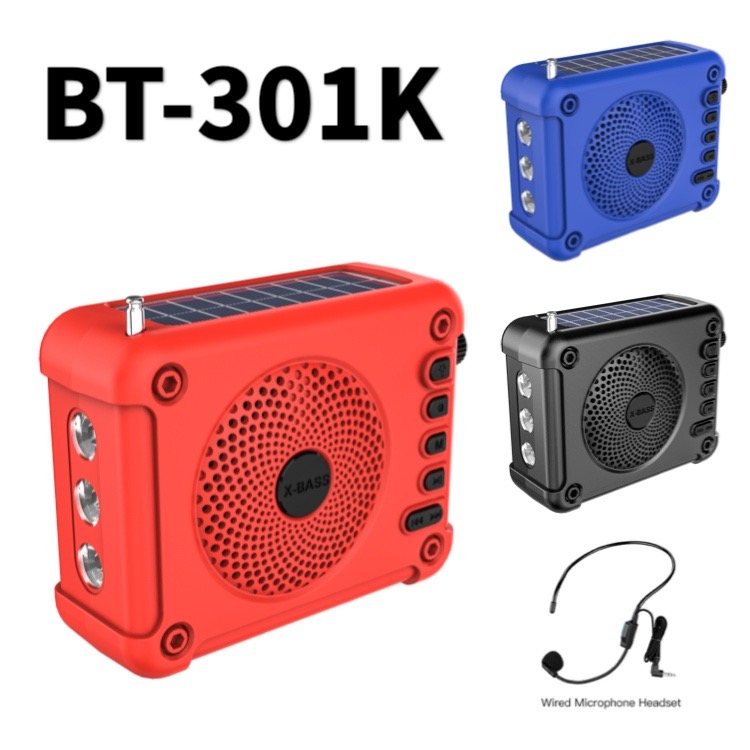 100% Original Meet Solar Speaker Portable Voice Amplifier Megaphone ...