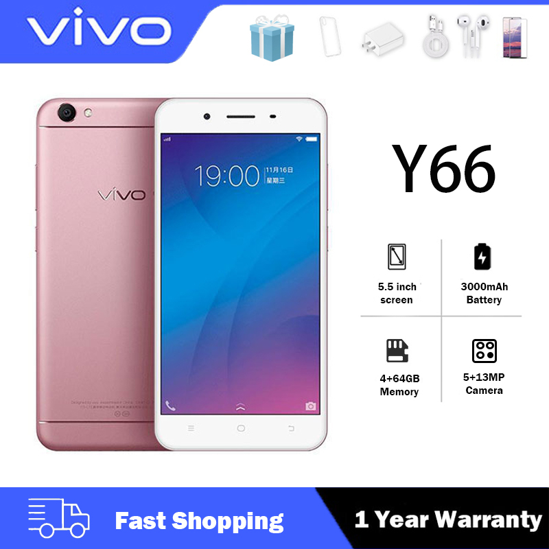 VIVO Y66 Original Cellphone 4GB+ 64GB Samrtphone 5.5 inch Full Screen ...
