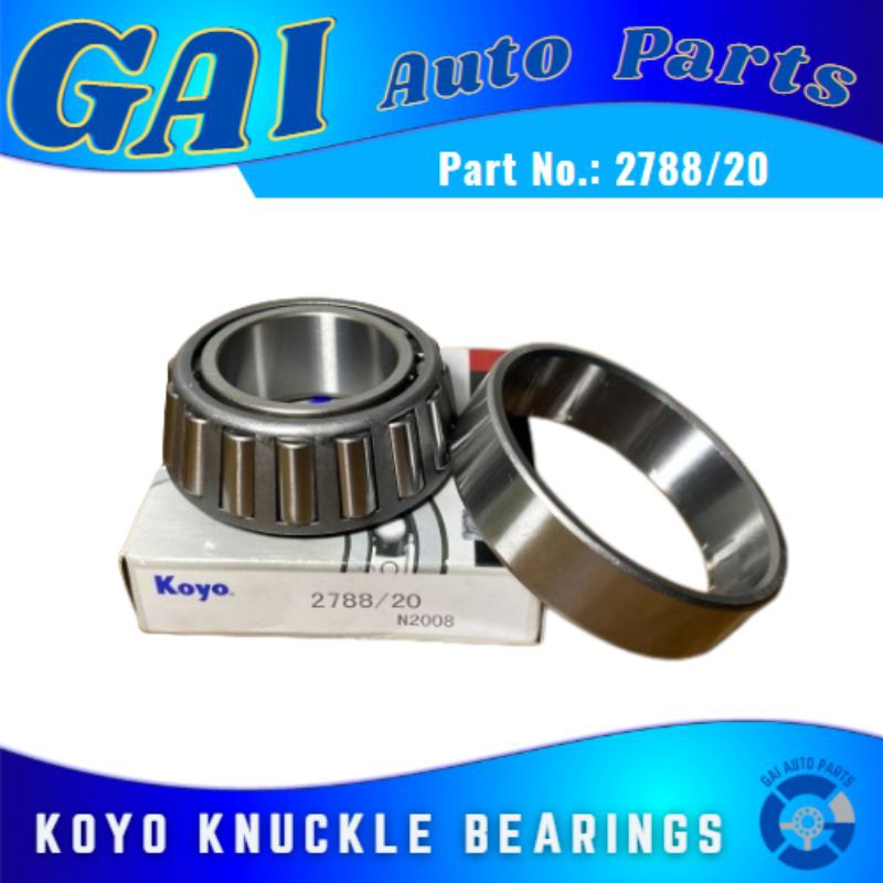 KOYO Knuckle Bearings (2788/20) Cone and Cup Genuine Parts | Shopee Philippines