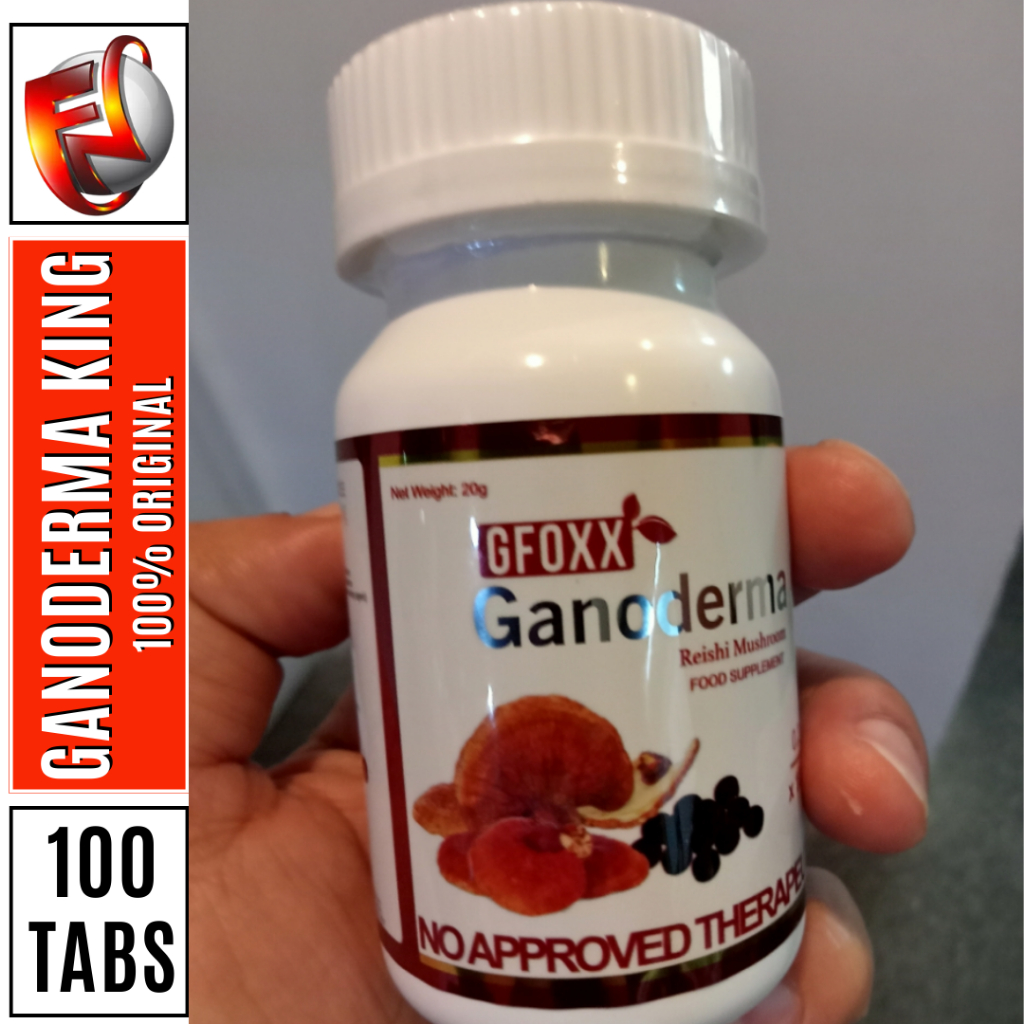 Original Ganoderma king, Reishi mushroom 100 Tablets | Shopee Philippines