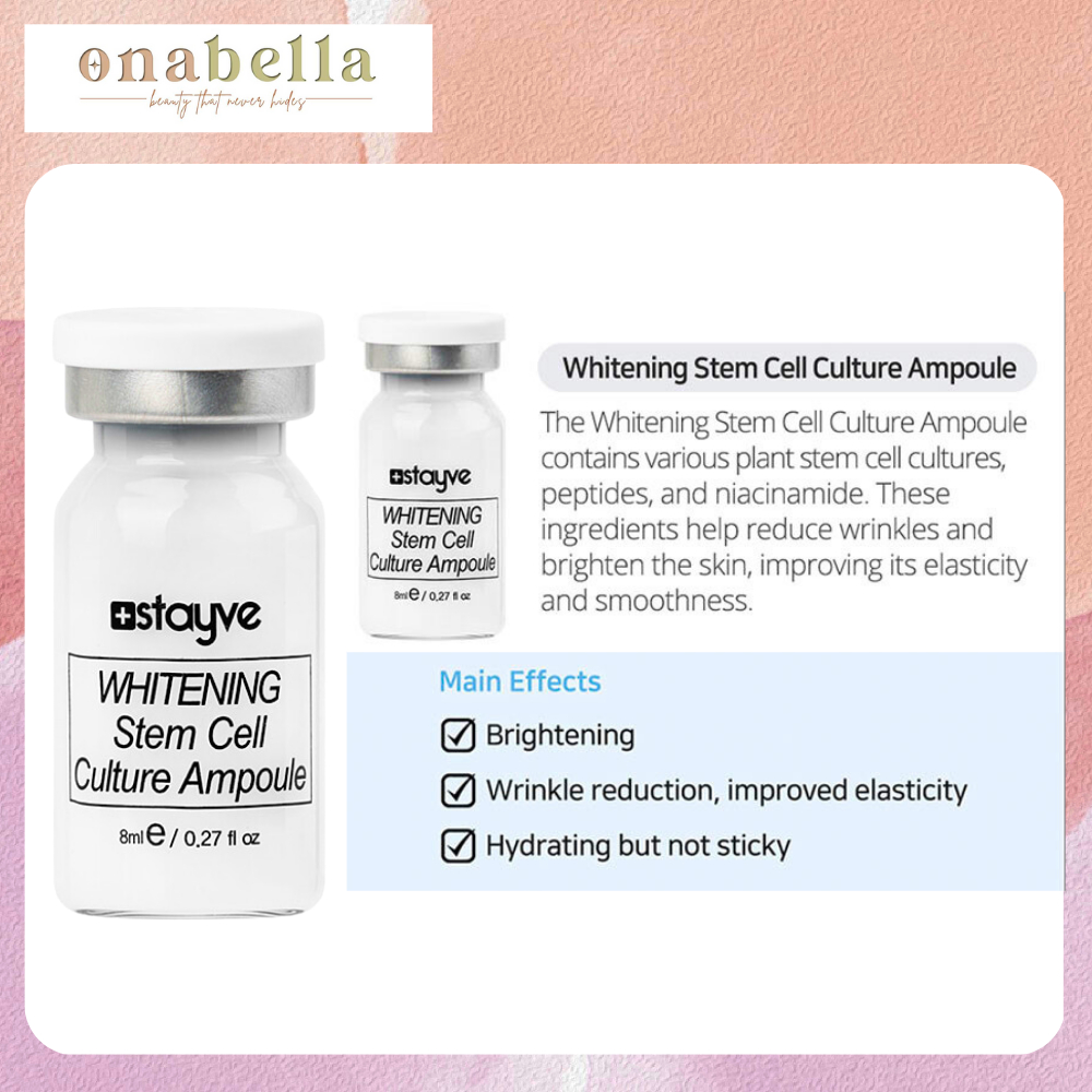 Stayve Whitening Stem Cell Culture Ampoule BB Glow CC Glow Booster for ...