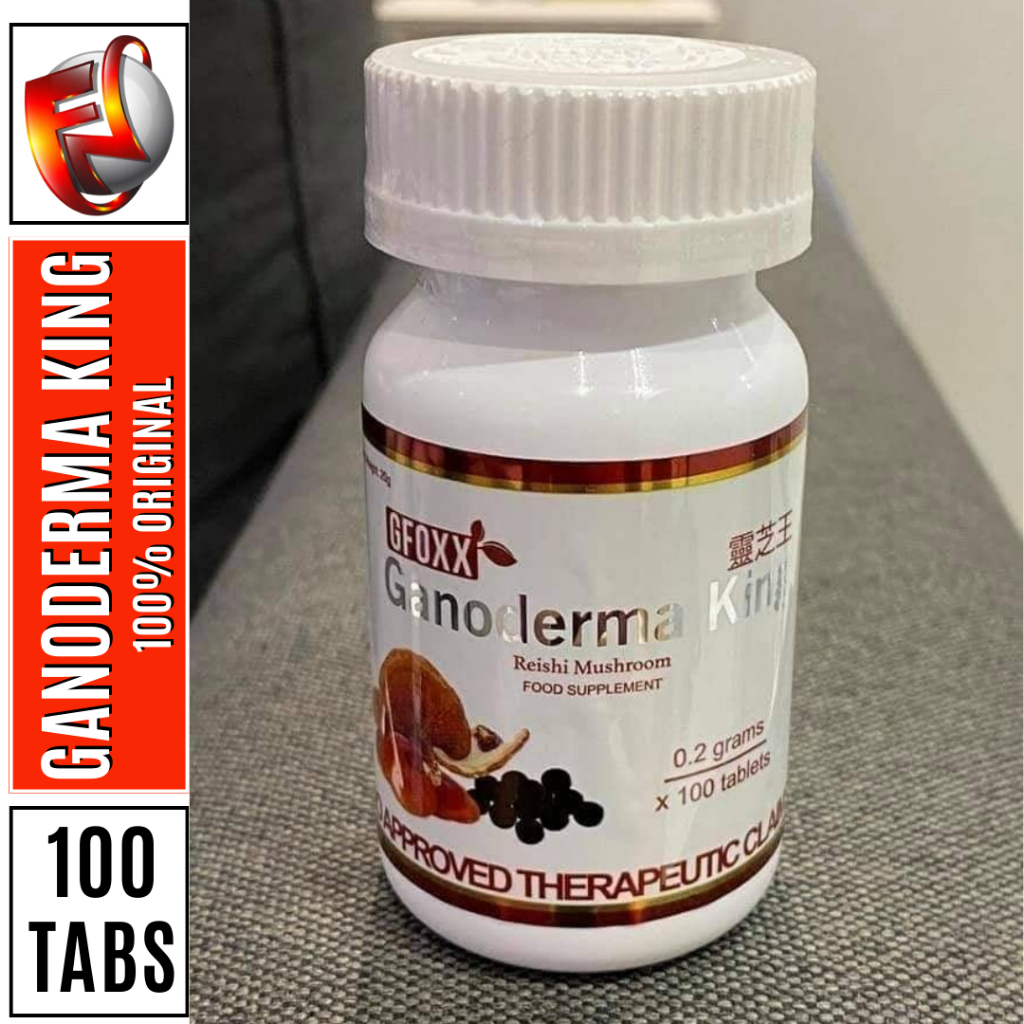 Original Ganoderma king, Reishi mushroom 100 Tablets | Shopee Philippines