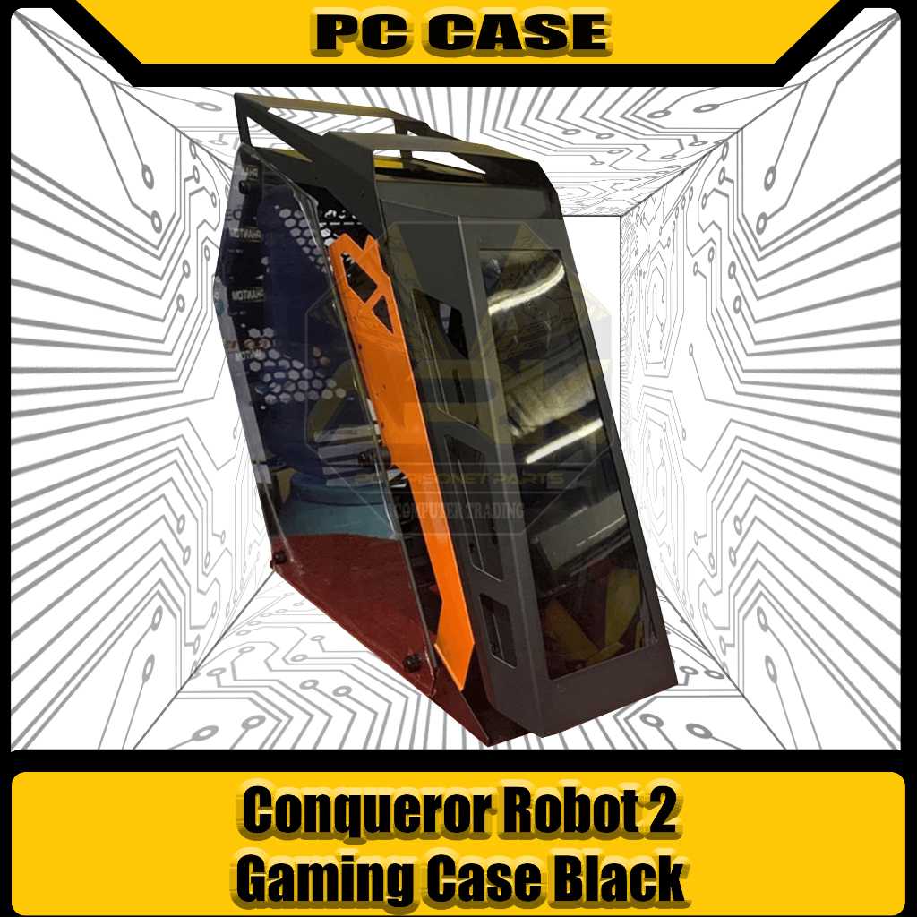 Conqueror Robot 2 Gaming Case Black | Shopee Philippines
