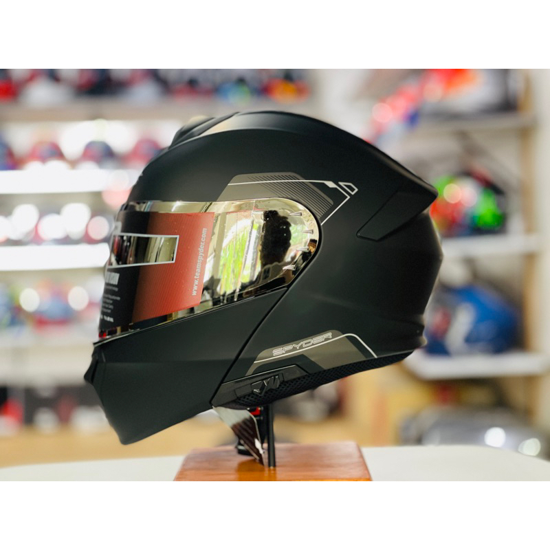 SPYDER FORCE V2 Modular Helmet with Dual Visor (Free Clear Visor ...