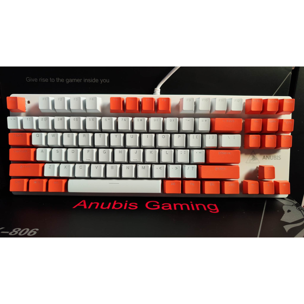 RGB AG87 Hotswappable Mechanical Keyboard Red Brown Switch RGB 87 Keys ...