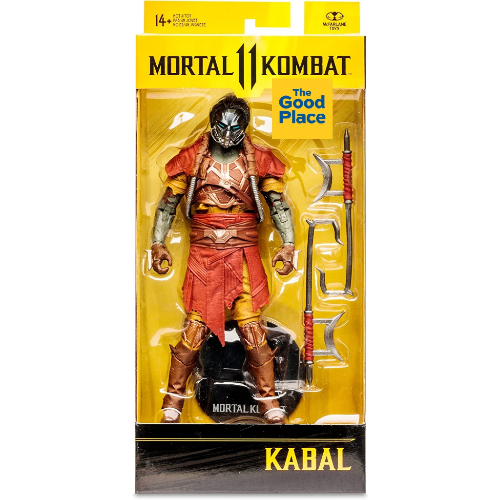 MCFARLANE Mortal Kombat II MK2 Kabal Rapid Red Variant with Accessories ...