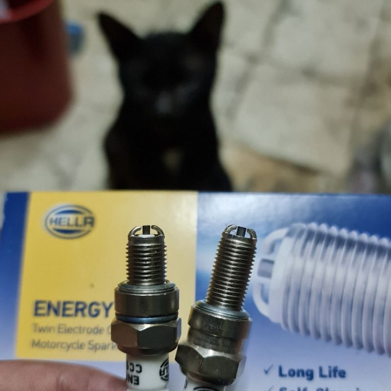 Twin Electrode Spark Plug, Heavy duty, For Mio, Sniper, Raider, Click ...