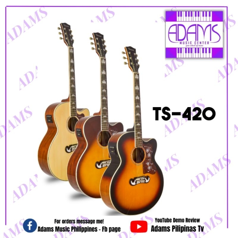 TS-420 THOMSON JUMBO GUITAR SET | Shopee Philippines