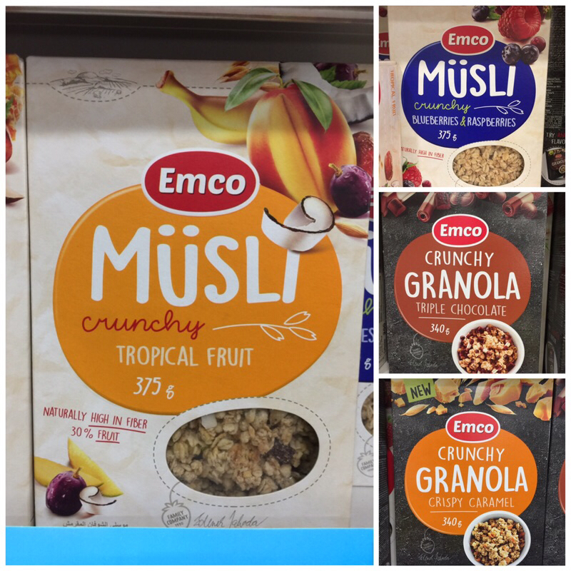 Emco Crunchy Granola/Musli Cruchy Cereal 375g | Shopee Philippines