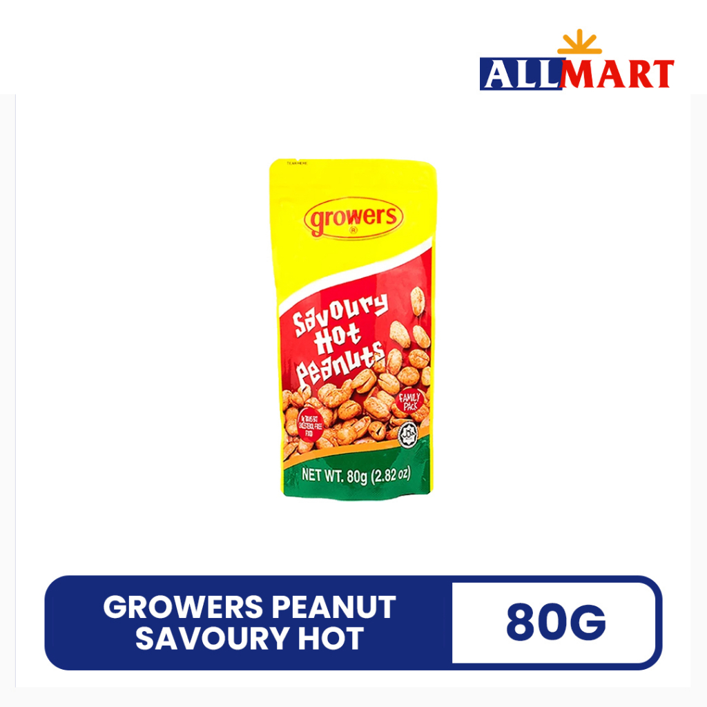 Growers Peanut Savoury Hot 80g | Shopee Philippines