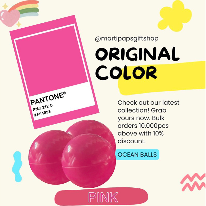OCEAN BALLS BIG SIZE 8CM HIGH QUALITY | Shopee Philippines