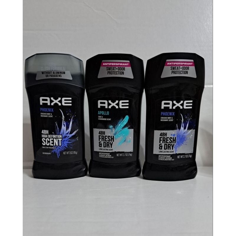 AXE APOLLO, PHOENIX Antiperspirant/Deodorant 76g from USA | Shopee ...