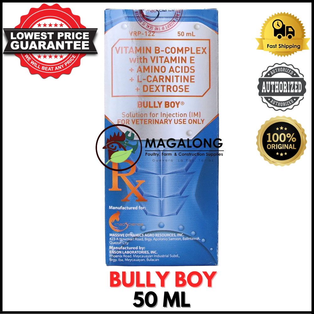 BULLY BOY (VITAMIN B-COMPLEX with VITAMIN E + AMINO ACIDS + L-CARNITINE ...