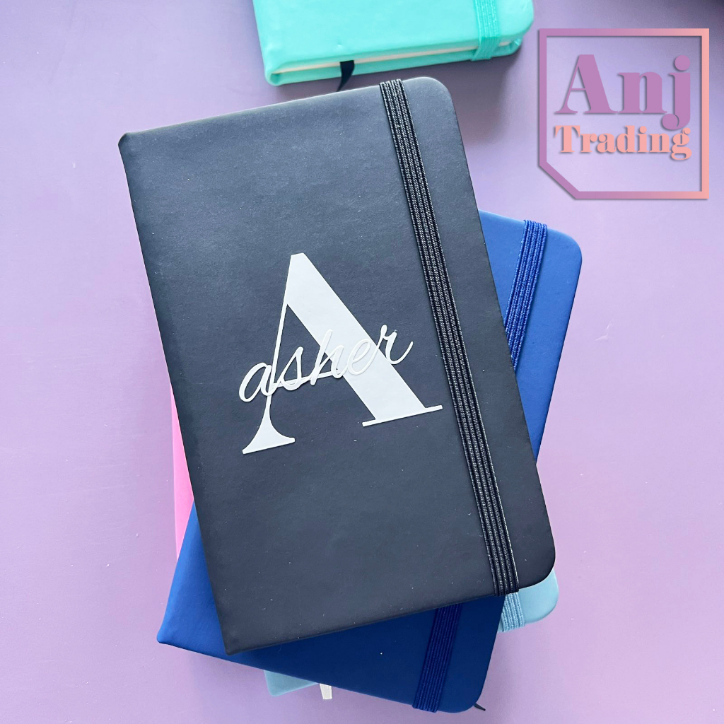 FREE PERSONALIZE NAME Moleskine Type with Garter A6 Size POCKET ...