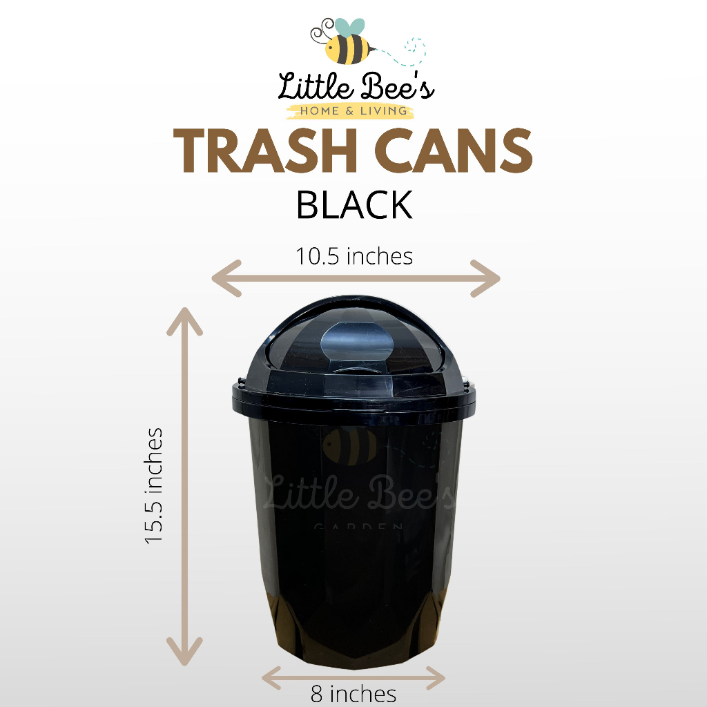 Minimalist Classy Trash Can with cover | Trash Bin | White Garbage Bin ...