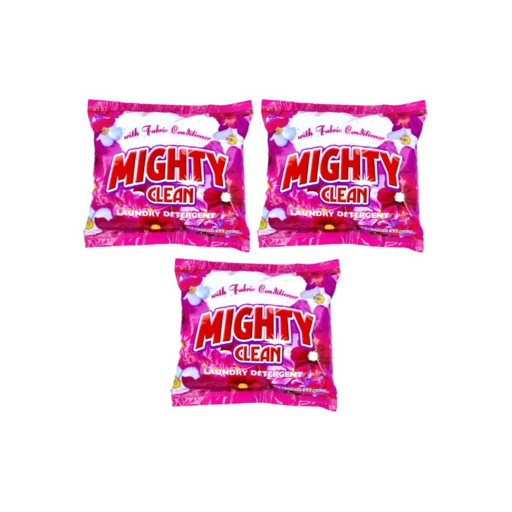 Mighty Clean Detergent Powder Floral Blossom 500g (Pack of 3) | Shopee ...
