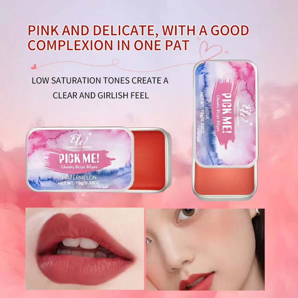 DW Pick Me Blush Clay For Lips & Eyes & Cheeks 10g | Shopee Philippines