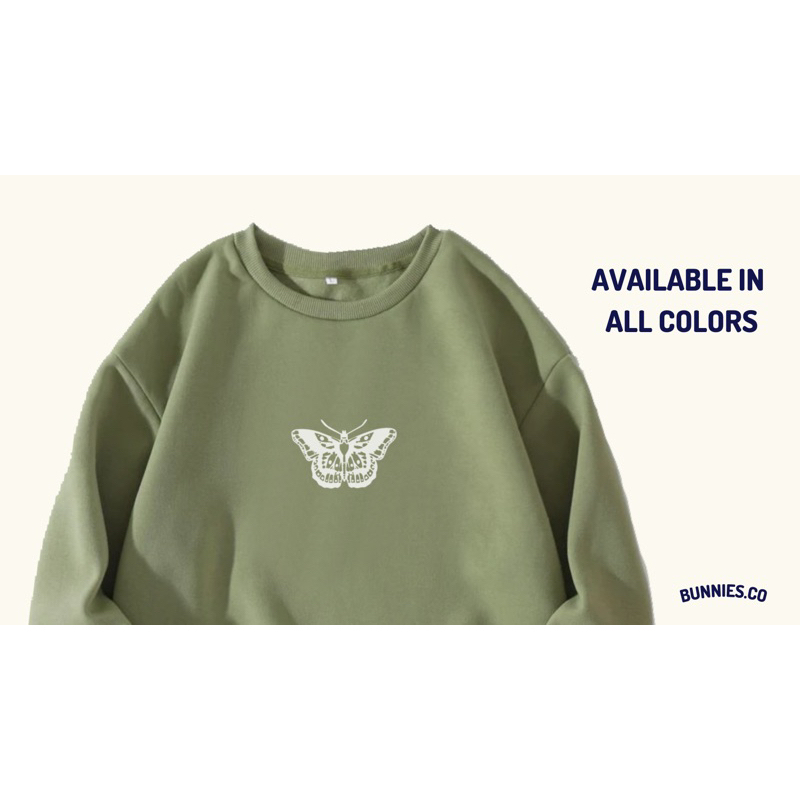 Crewneck - Butterfly Tattoo || FANMADE MERCH | Shopee Philippines