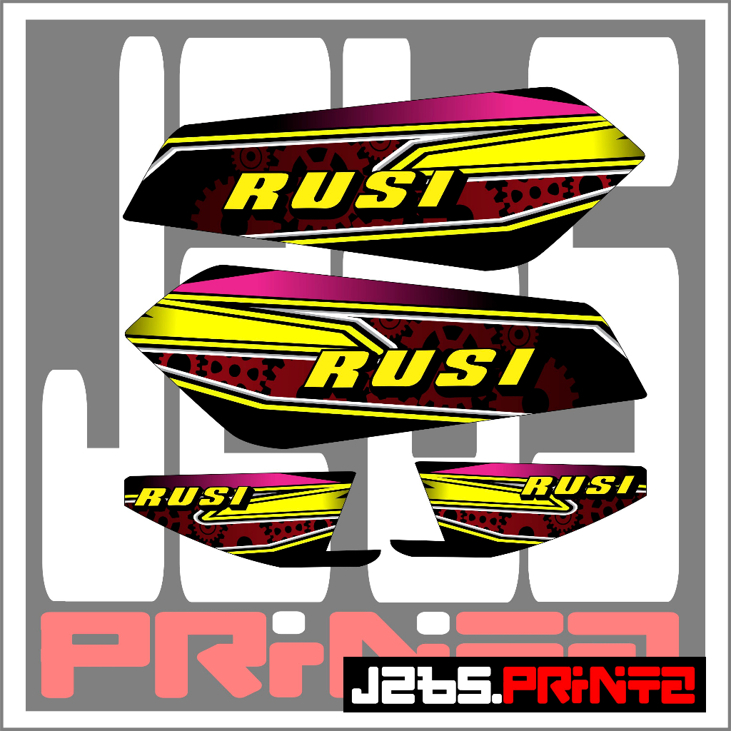 RUSI PINOY MOTOPOSH SKYGO DECALS STICKER THAI | Shopee Philippines