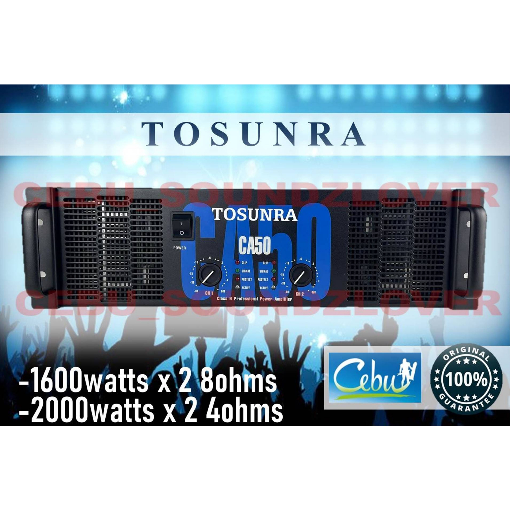 Tosunra power amplifier CA50 Ca 50 CA-50 Ca50 | Shopee Philippines
