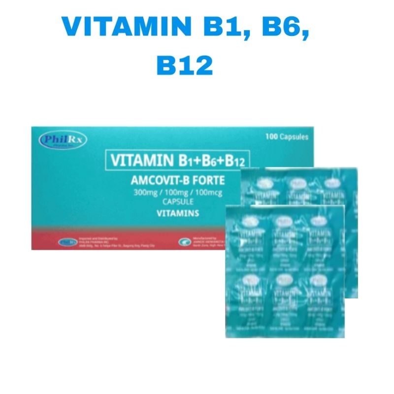 Amcovit Vitamin B1 B6 B12 | Shopee Philippines
