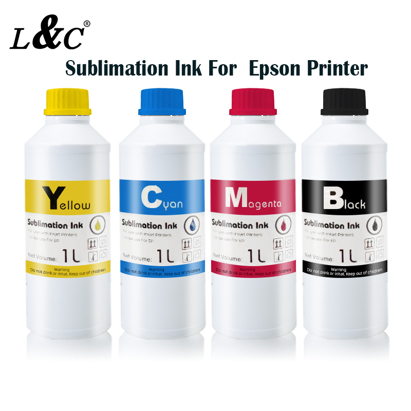 L&C Sublimation Ink Refill Ink For All Epson Printer 1L/1000ML | Shopee ...